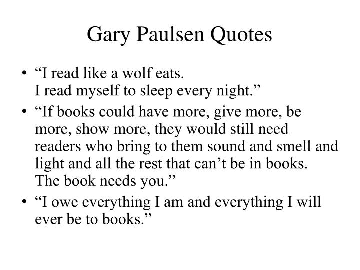Gary Paulsen Hatchet Quotes