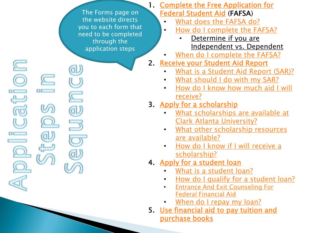 PPT - Clark Atlanta University Financial Aid Department PowerPoint ...