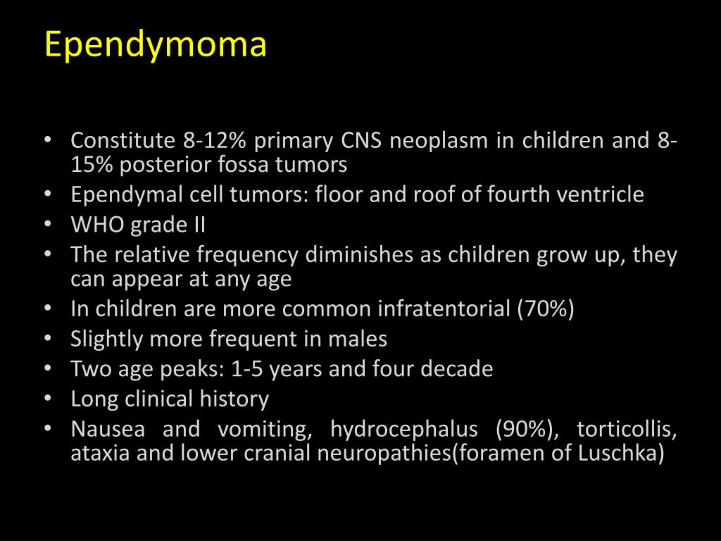 PPT - Pediatric Posterior Fossa Tumors: Diagnosis and follow up PowerPoint Presentation - ID:2178356