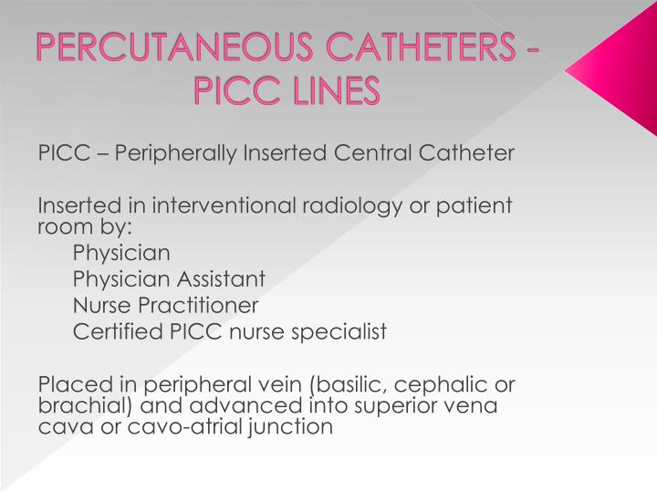 PPT - VASCULAR ACCESS DEVICES PowerPoint Presentation - ID:2179111