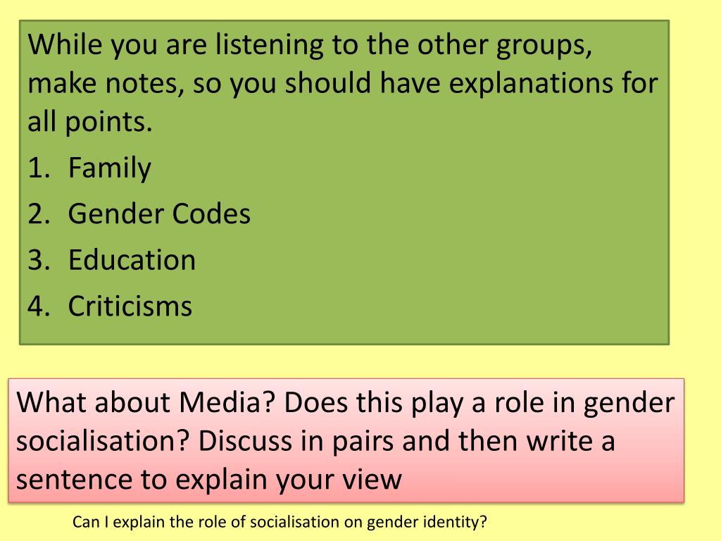 PPT - Key Words : Gender Identities, Masculinities, Femininities ...