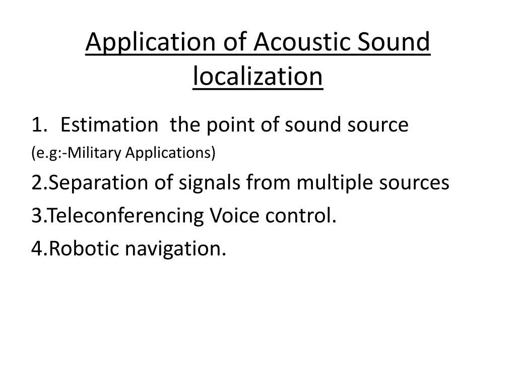 PPT - Sound Source Localization based Robot Navigation PowerPoint ... PPT - Sound Source Localization based Robot Navigation PowerPoint ...