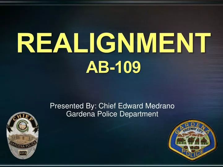 PPT - REALIGNMENT AB-109 PowerPoint Presentation, free download - ID ...