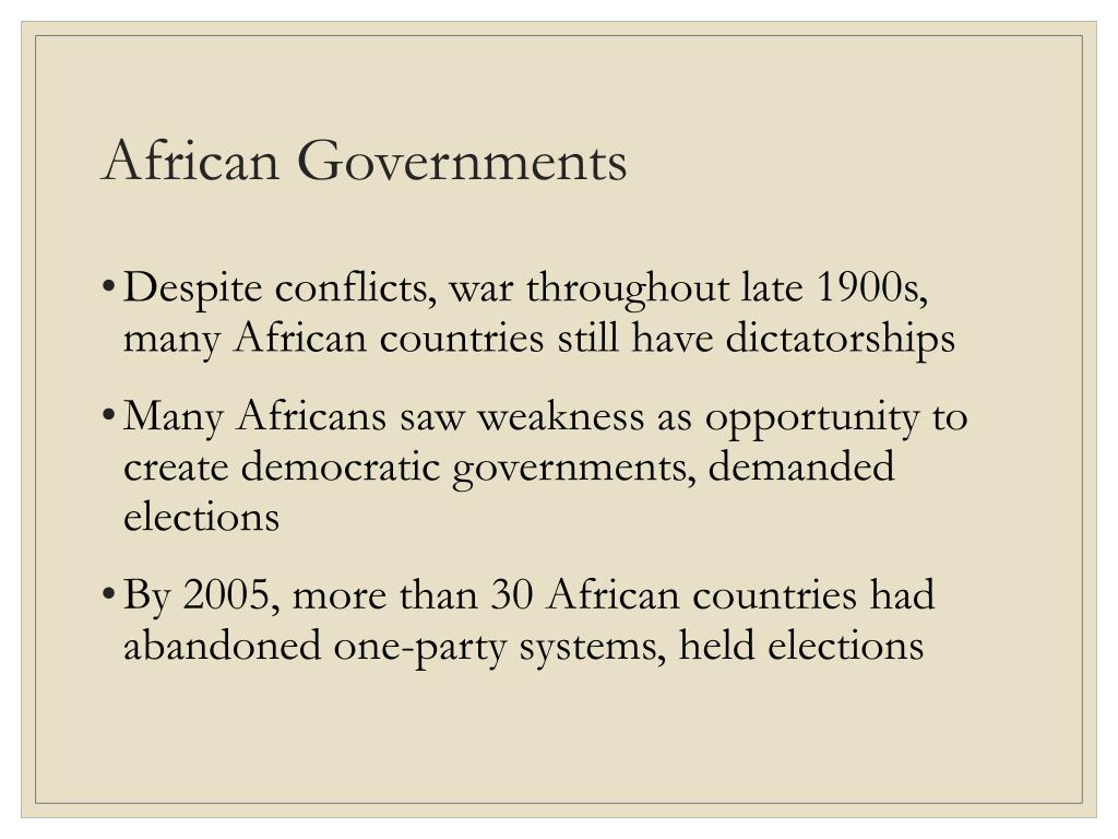 PPT - Africa Economy and Government PowerPoint Presentation, free ...