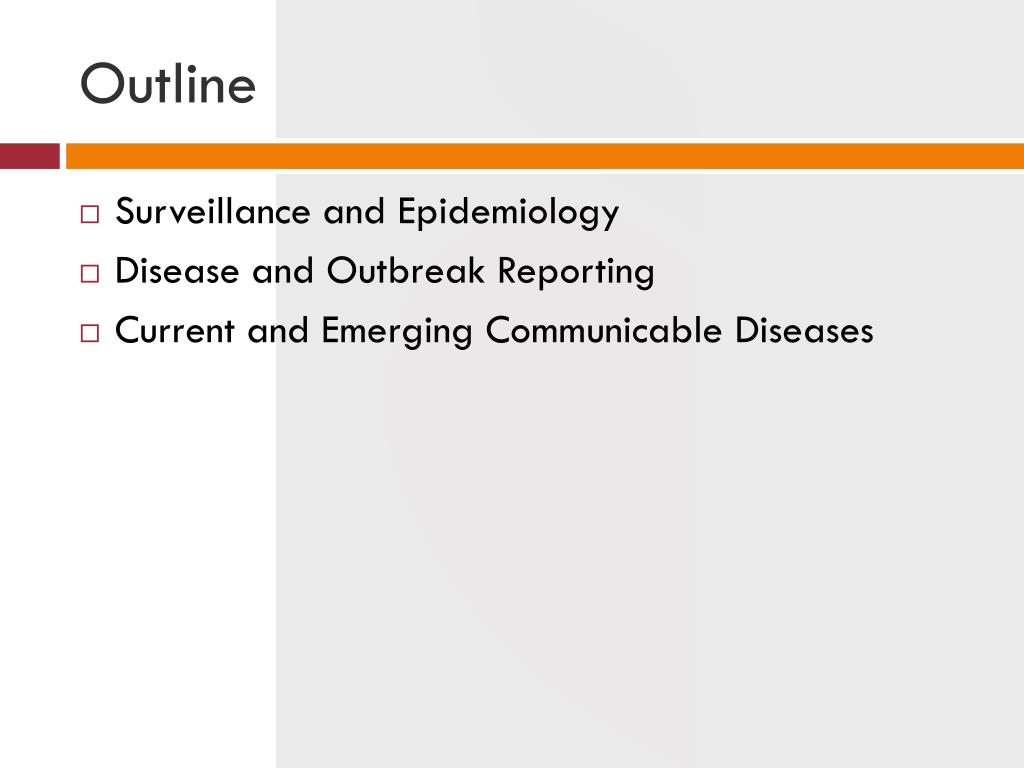PPT - Division of Disease Control Epidemiology and infectious disease ...