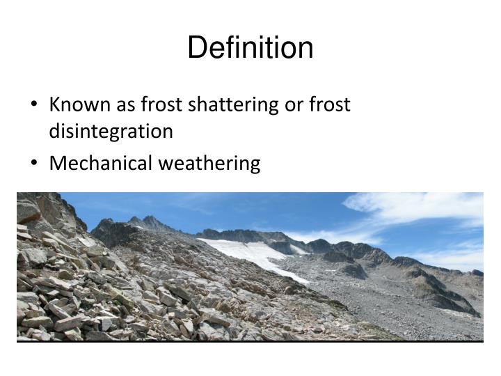 PPT - Freeze Thaw Action PowerPoint Presentation - ID:2179856