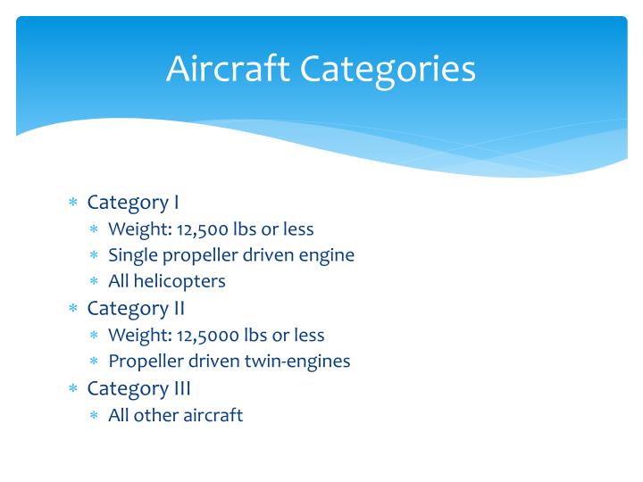 PPT - Aircraft Characteristics PowerPoint Presentation - ID:2180008