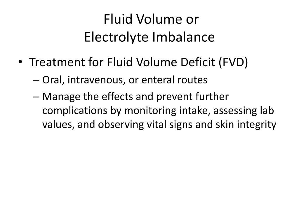 PPT - Nursing Care of Clients with Altered Fluid, Electrolyte, and Acid ...