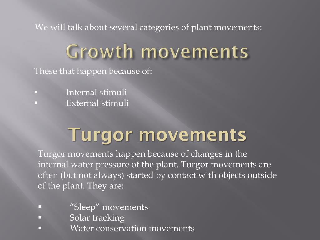 PPT - Plant Movements Botany 2011 Mrs. Alpert PowerPoint Presentation ...