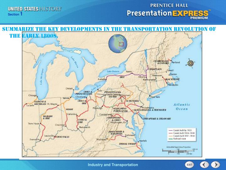 PPT - Summarize the key developments in the transportation revolution ...
