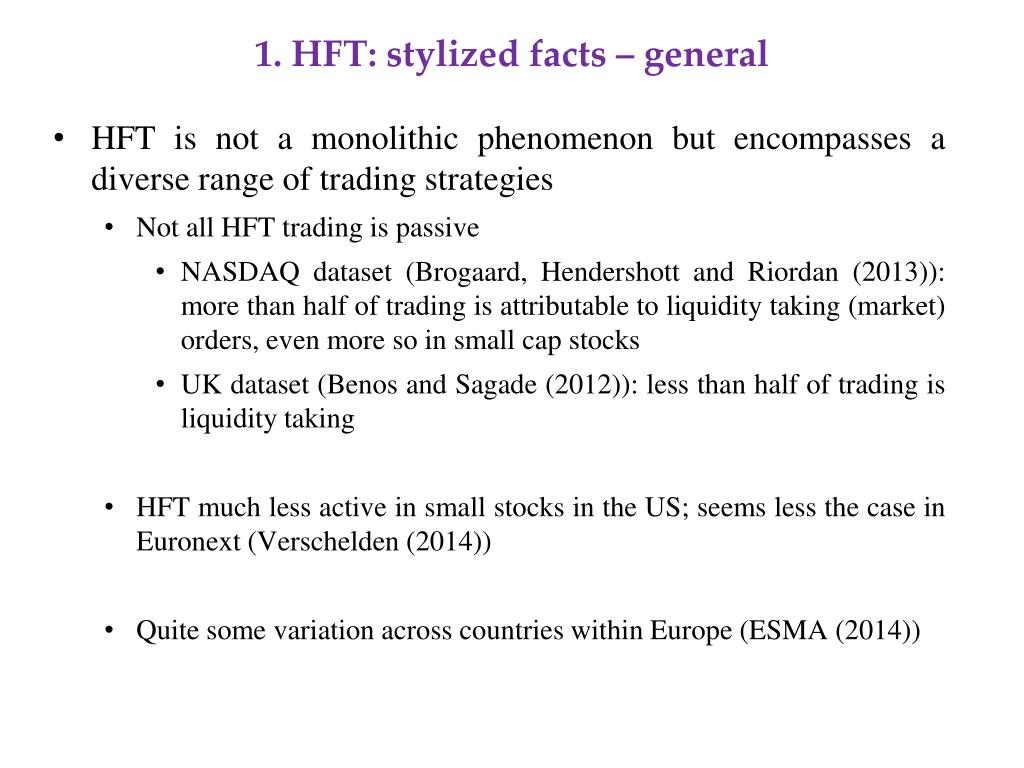 PPT - High Frequency Trading: To be Nurtured or Banned? PowerPoint ...
