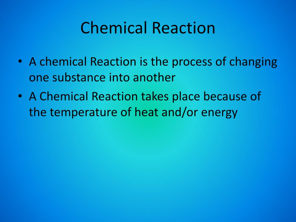PPT - Chemical Reactions PowerPoint Presentation, free download - ID ...