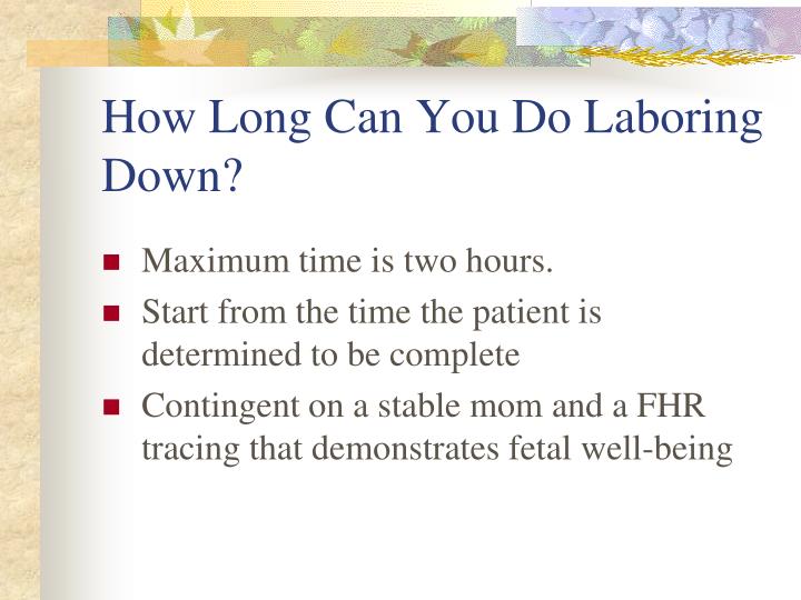 PPT - Second Stage Labor Management PowerPoint Presentation - ID:2181562