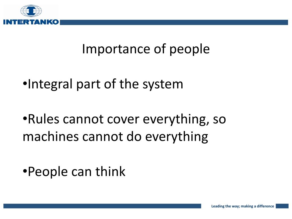 PPT - Human Element in Shipping Dr Phillip Belcher Marine Director ...