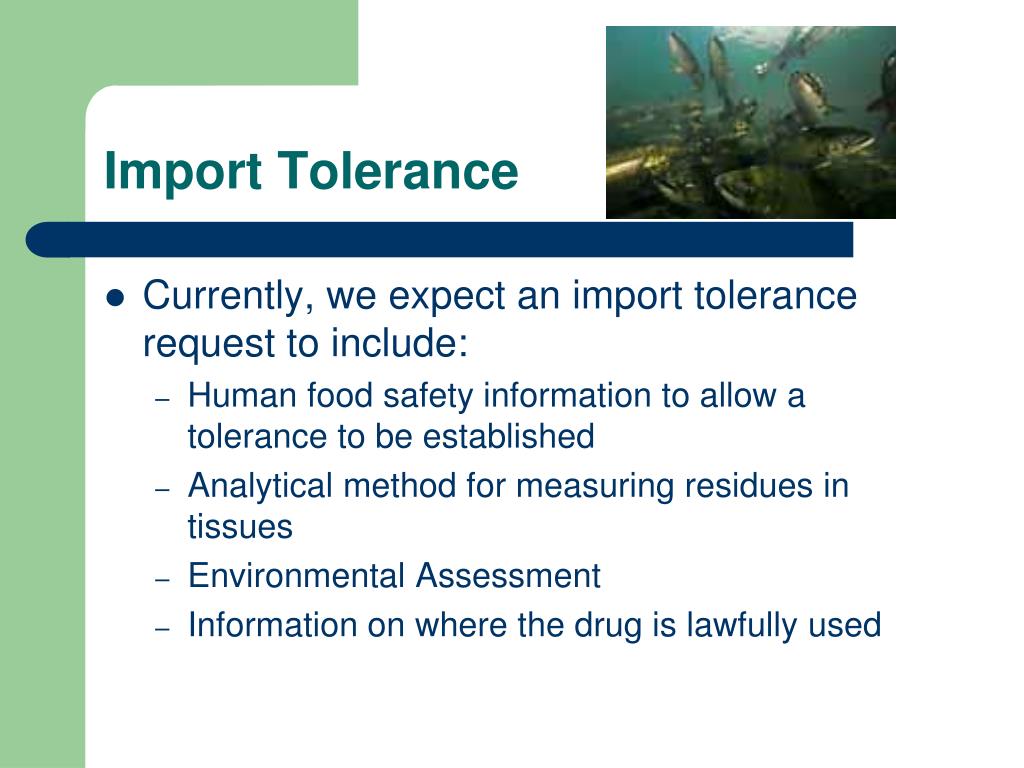 PPT - Human Food Safety of New Animal Drugs: Residue Chemistry ...