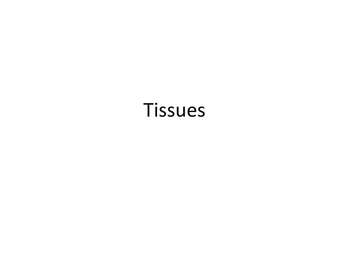 PPT - Tissues PowerPoint Presentation, free download - ID:2182213