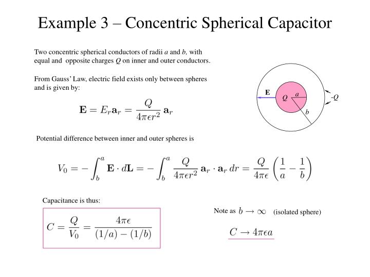 PPT - Capacitance and Laplace’s Equation PowerPoint Presentation - ID ...