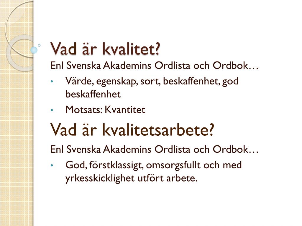 PPT - Kvalitet i studie- och yrkesvägledningen, praktiska exempel ...