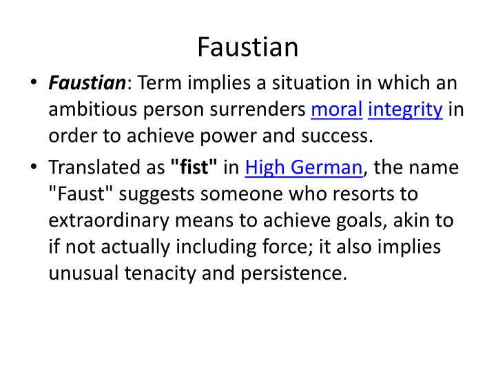 PPT - Goethe’s Faust PowerPoint Presentation - ID:2183433