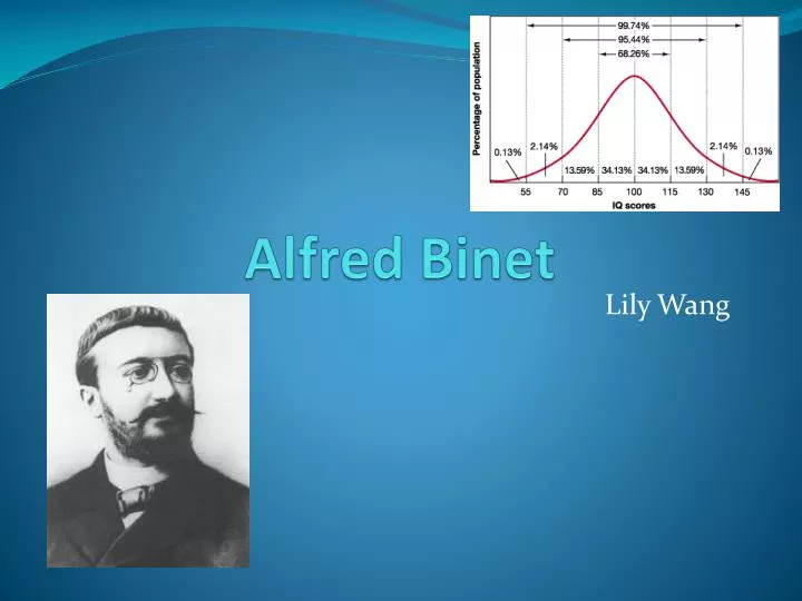 PPT - Alfred Binet PowerPoint Presentation, free download - ID:2183767
