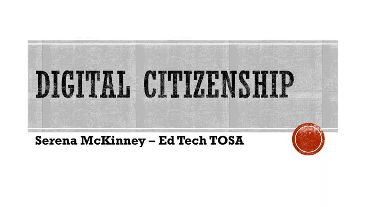 PPT - Digital citizenship PowerPoint Presentation, free download - ID ...