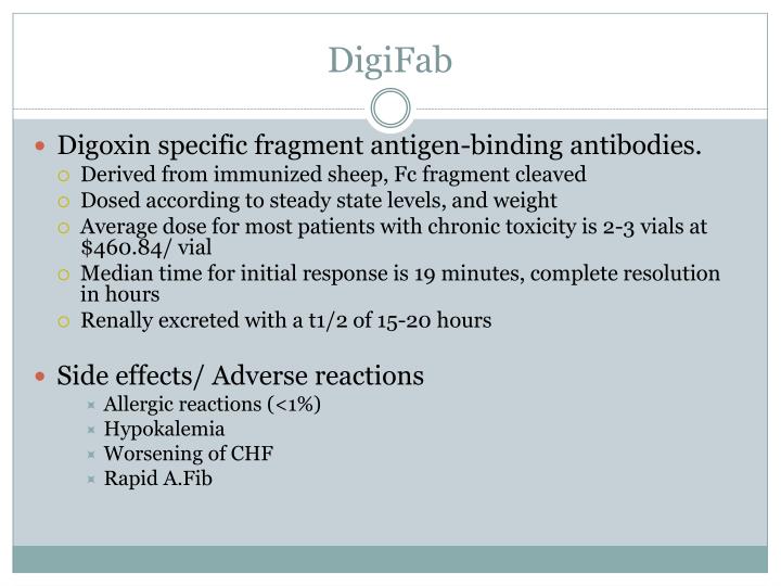PPT - Digoxin Toxicity PowerPoint Presentation - ID:2184265