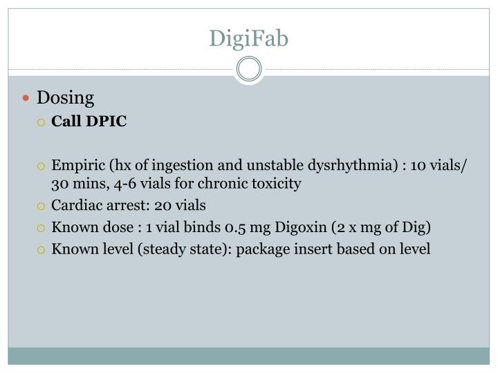 PPT - Digoxin Toxicity PowerPoint Presentation - ID:2184265