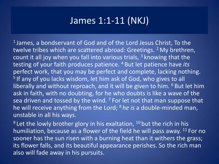 PPT - The Epistle of James PowerPoint Presentation - ID:2184835