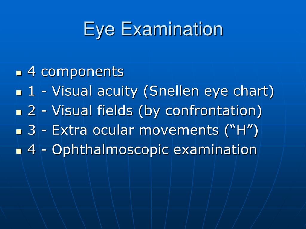 PPT Eye And ENT Examination PowerPoint Presentation Free Download
