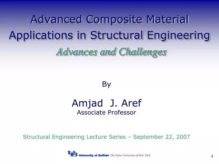 PPT - Advanced Composite Material Applications in Structural ...