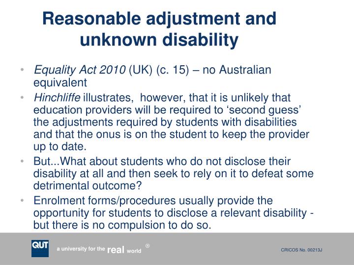 PPT - Disability standards for education: Ramifications for assessment ...