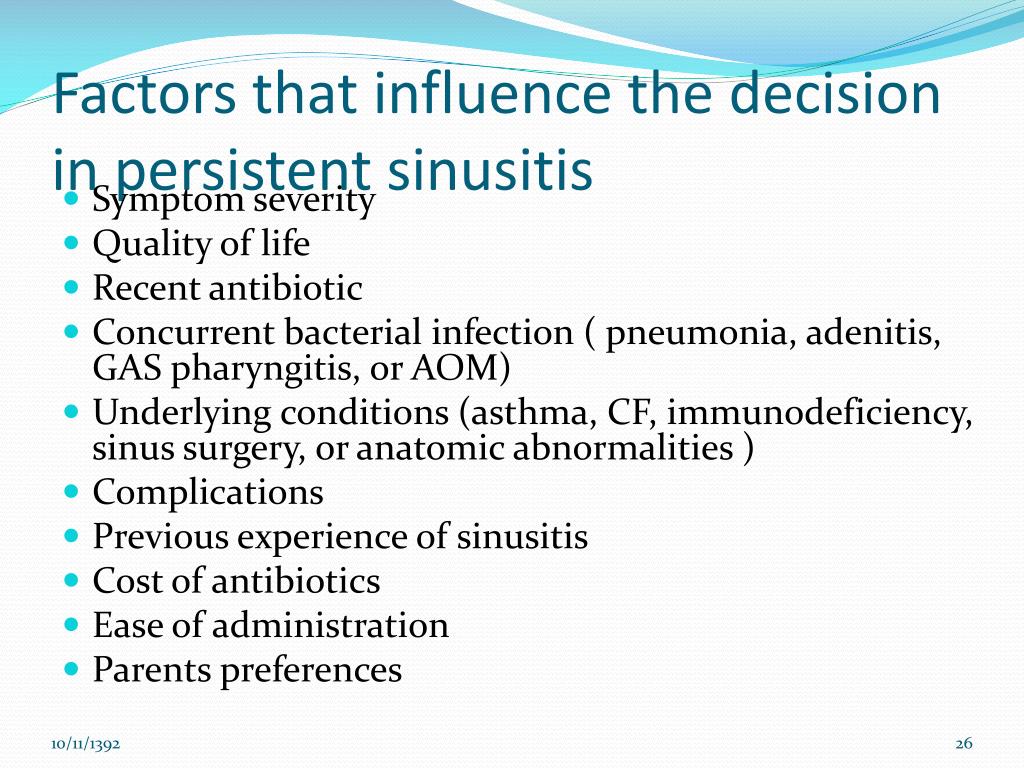 PPT - Management of Acute Bacterial Sinusitis in Children PowerPoint ...