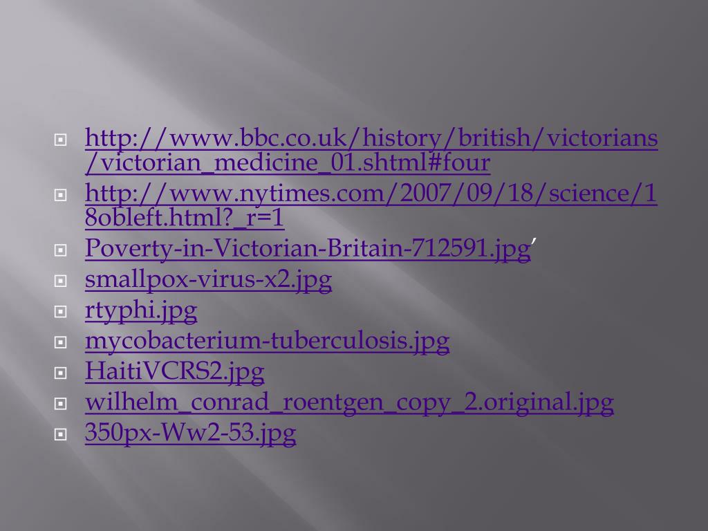PPT - Victorian Era Medicine & Diseases PowerPoint Presentation - ID ...