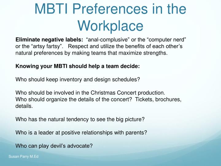 PPT - An Overview of MBTI PowerPoint Presentation - ID:2186268
