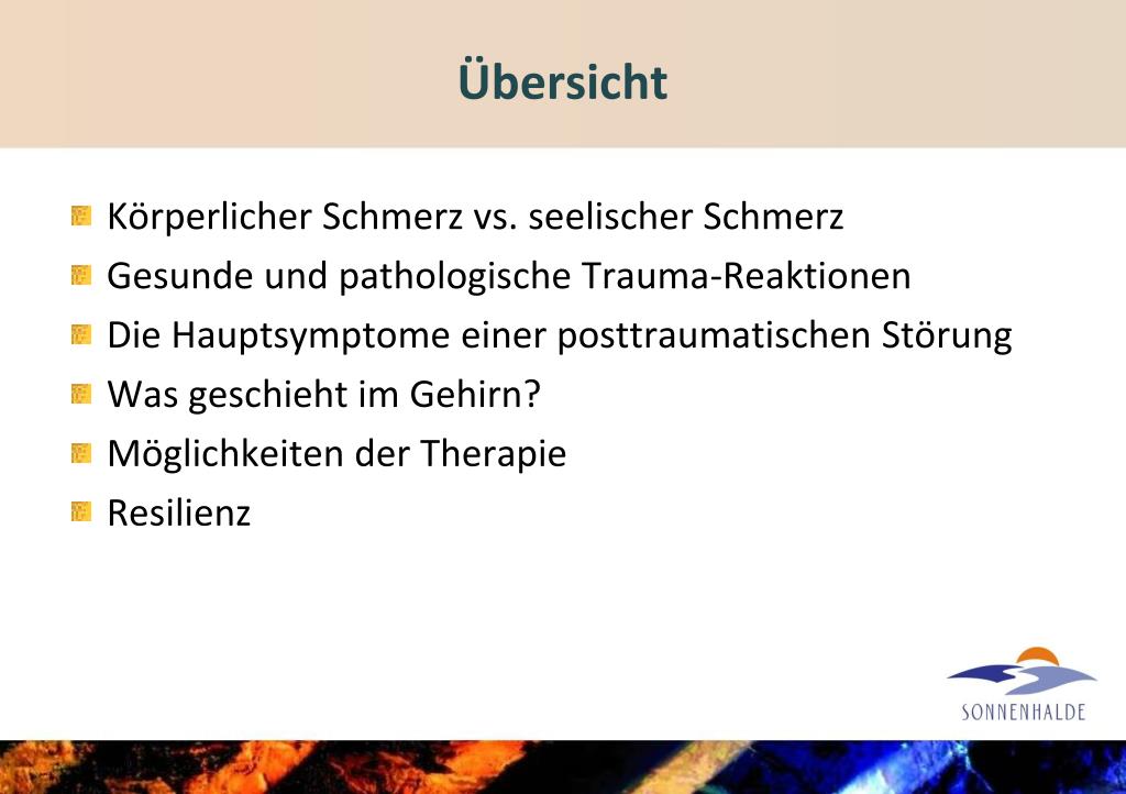 Seelischer Schmerz Unertrãglich