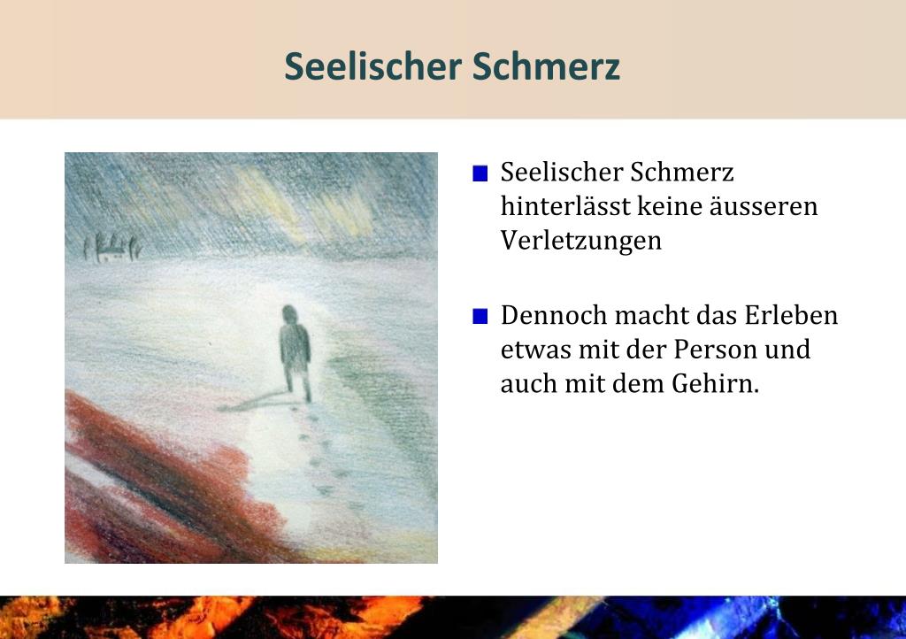 Seelischer Schmerz Unertrãglich