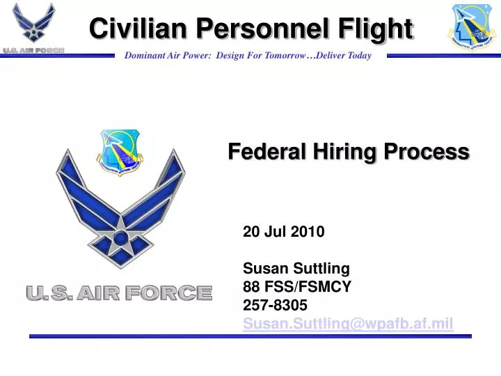 PPT - Federal Hiring Process PowerPoint Presentation, free download ...
