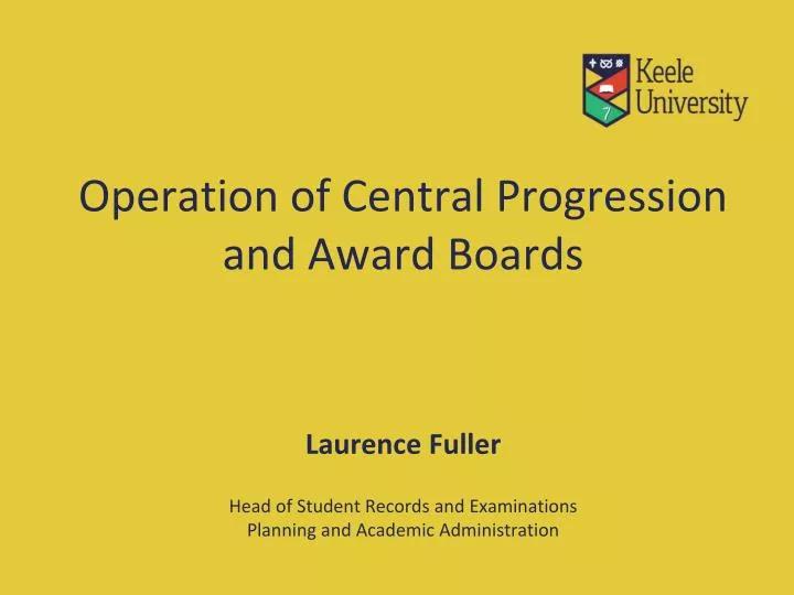 PPT - Overview of Central Boards PowerPoint Presentation, free download ...