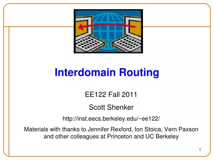 Ppt Interdomain Routing Powerpoint Presentation Free Download Id 2187796