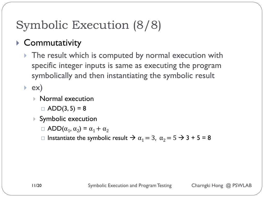 Ppt Symbolic Execution And Program Testing Powerpoint Presentation