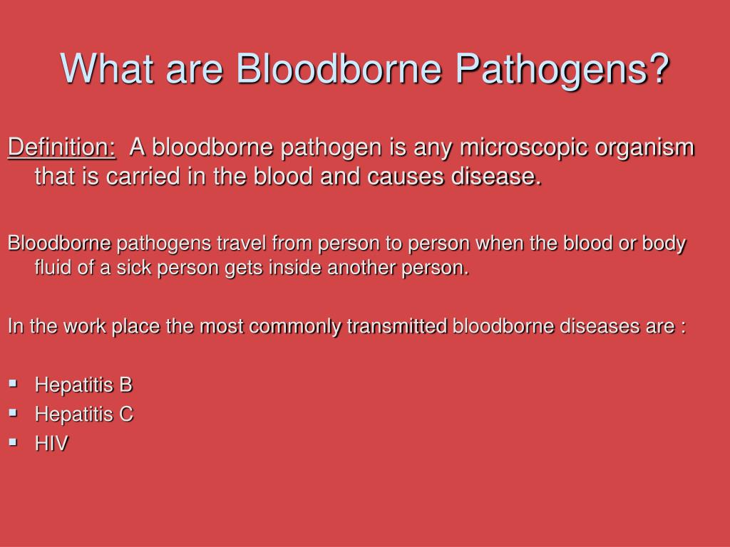 PPT - BLOODBORNE PATHOGENS BSISD ANNUAL TRAINING 2012-13 PowerPoint ...
