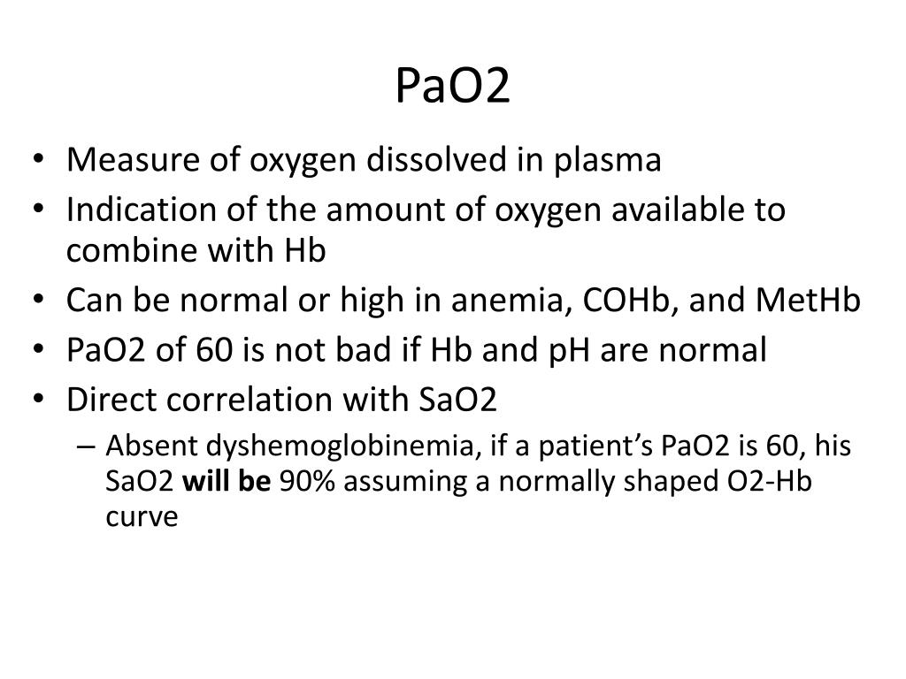 PPT - Ten things everyone needs to know about blood gases PowerPoint ...