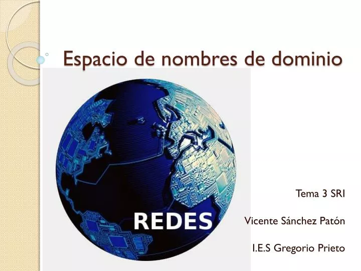 PPT - Espacio de nombres de dominio PowerPoint Presentation, free download - ID:2189327