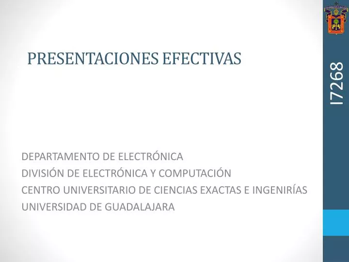 PPT - PRESENTACIONES EFECTIVAS PowerPoint Presentation, free download - ID:2189540