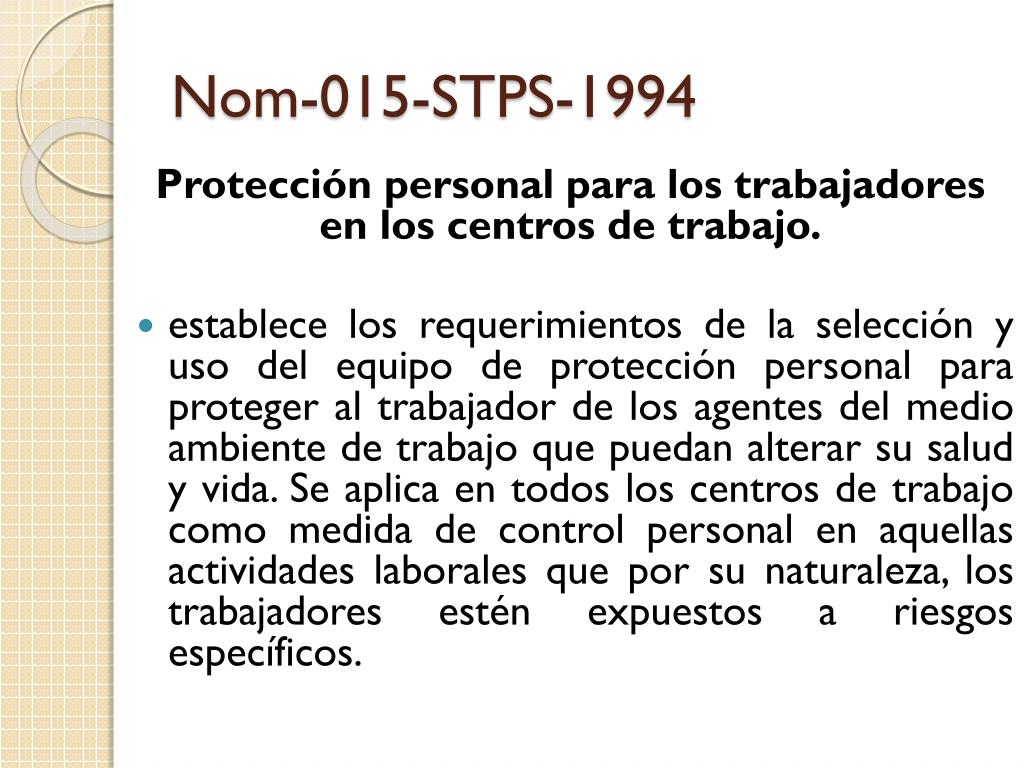 PPT - Normas Oficiales Mexicanas PowerPoint Presentation, free download ...