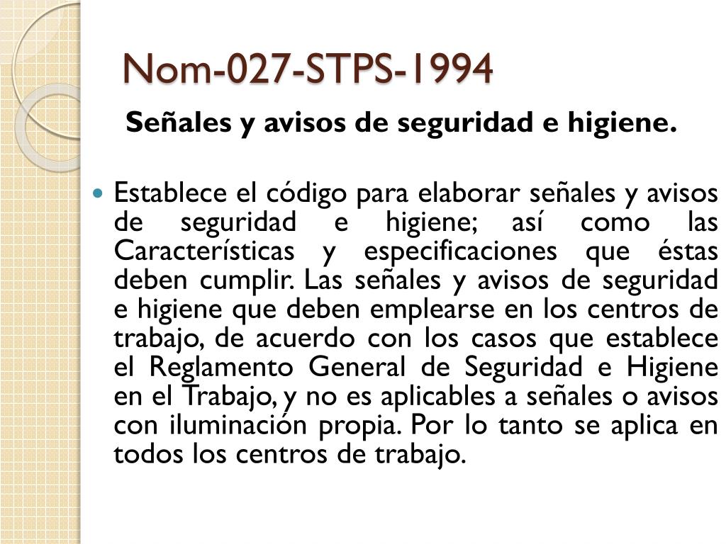 PPT - Normas Oficiales Mexicanas PowerPoint Presentation, free download ...