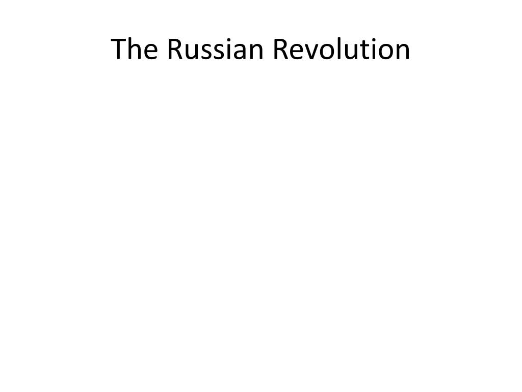PPT - World War I & the Russian Revolution PowerPoint Presentation - ID ...