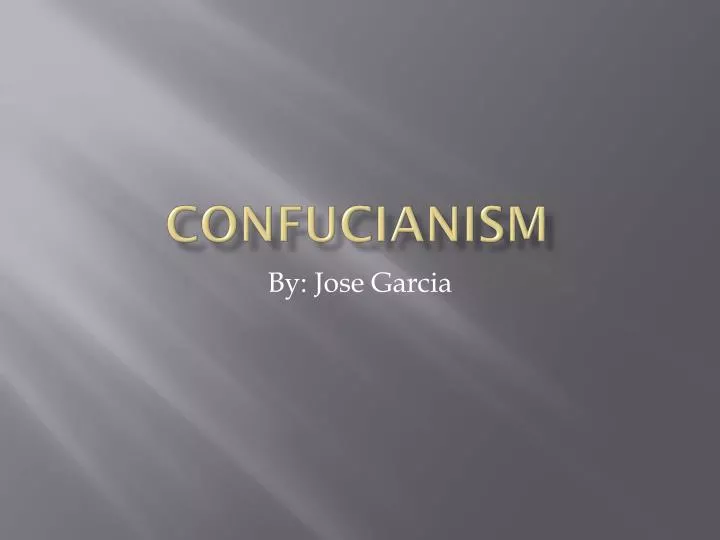 PPT - Confucianism PowerPoint Presentation, free download - ID:2189909