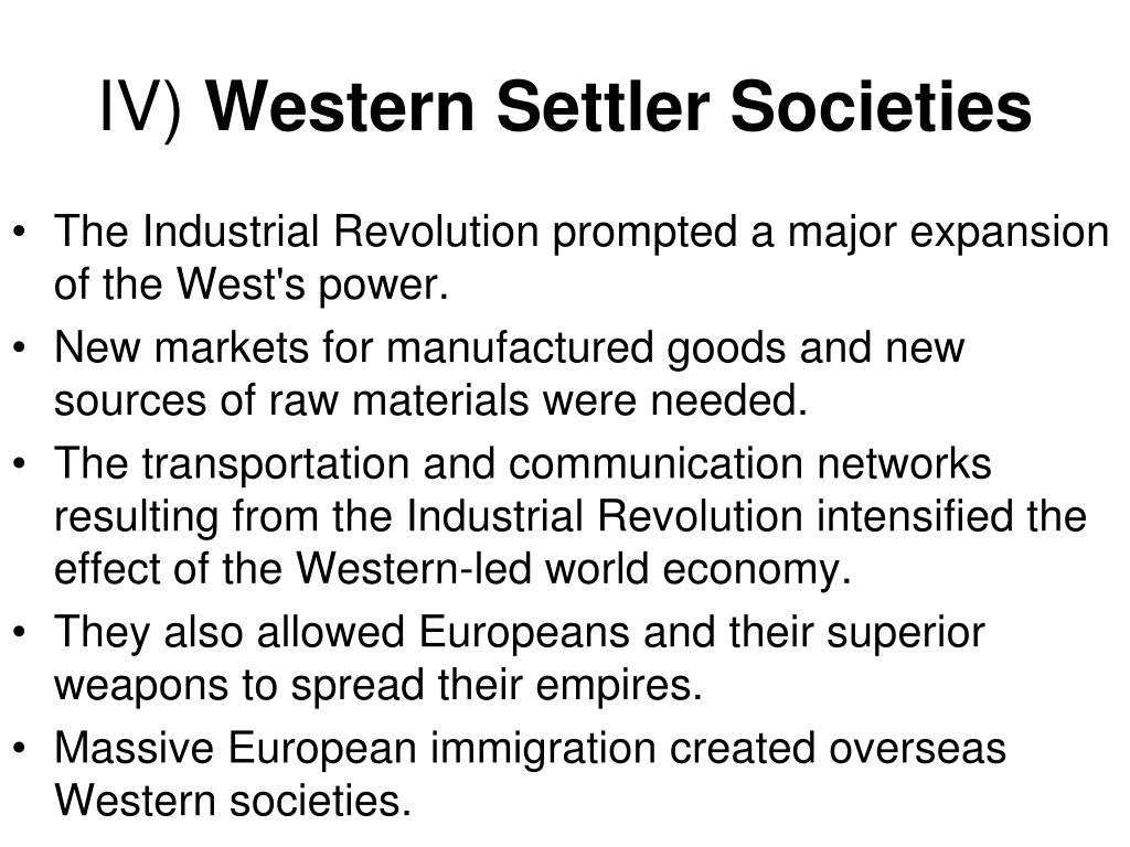 PPT - The Emergence of Industrial Society in the West, 1750-1914 ...
