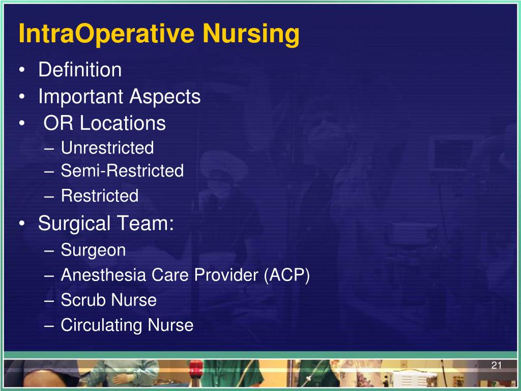 PPT - Nursing Care of the Surgical Patient PowerPoint Presentation ...